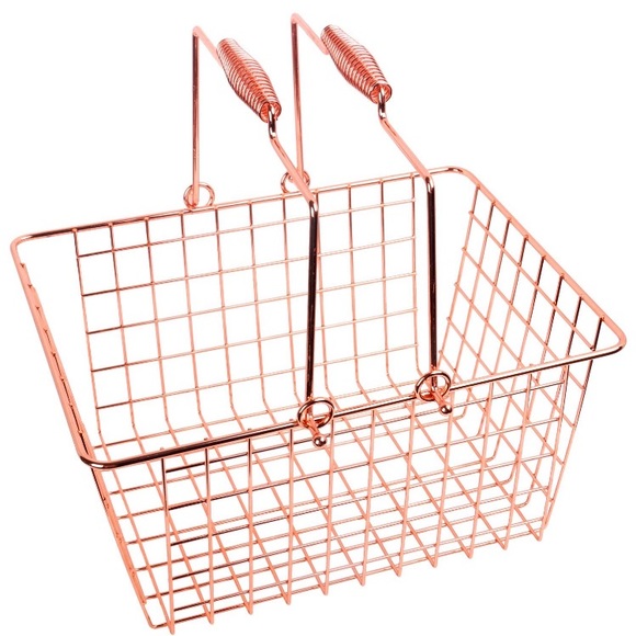 Storage & Organization | Set Of Rose Gold Baskets | Poshmark